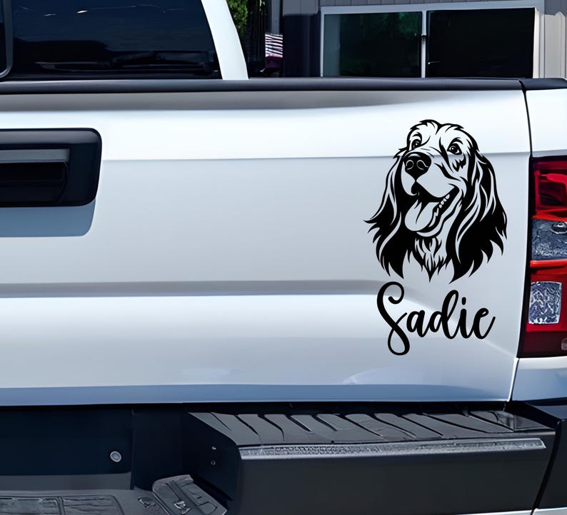 Afghan Hound Car Decal: Dog Breed Bumper Sticker Gift - Etsy