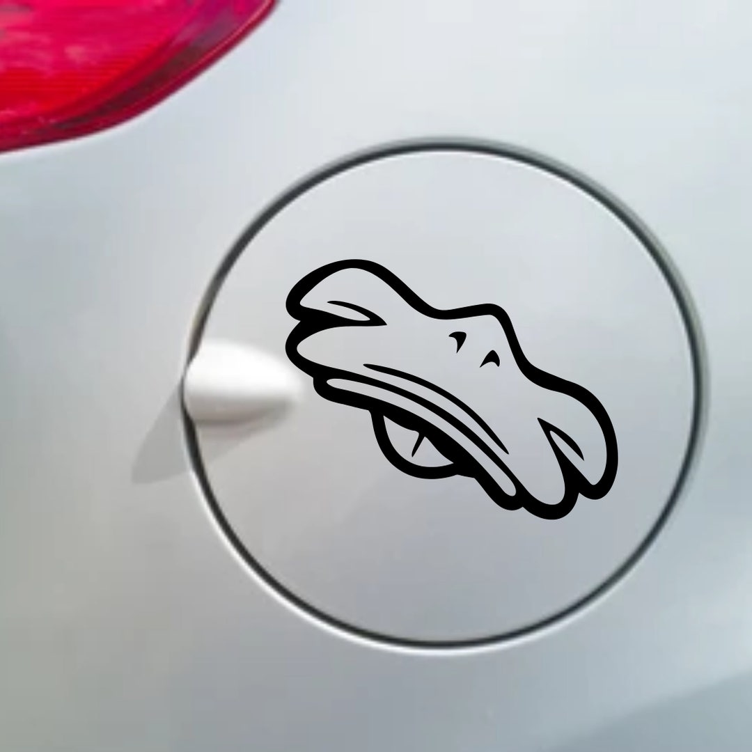 Cute Duck Face Vinyl Car Decal/funny Duck Beak Face Car Mirror Decal ...