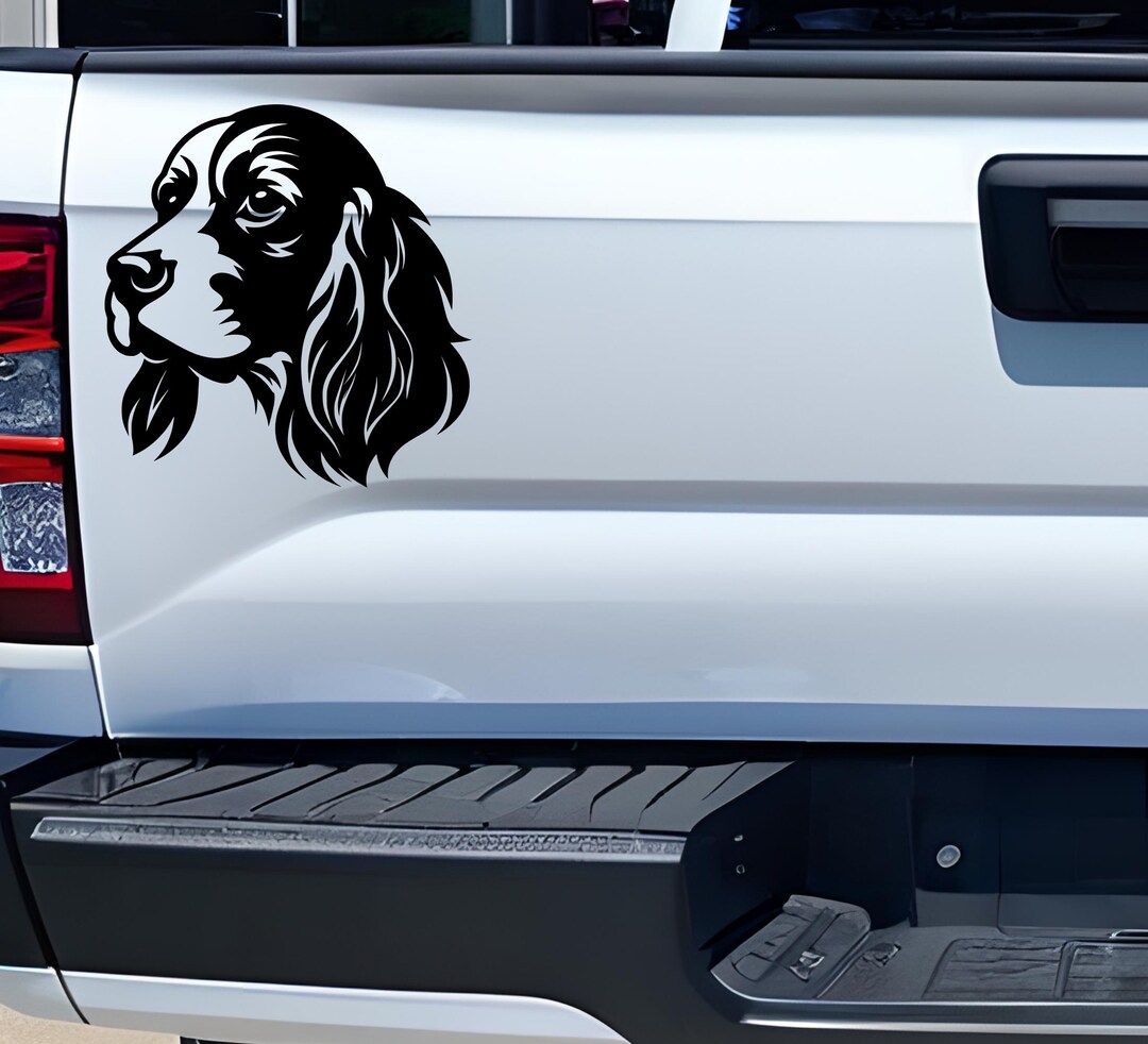 Springer Spaniel Dog Car Decal: Bumper Sticker, Dog Breed Lover Gift ...