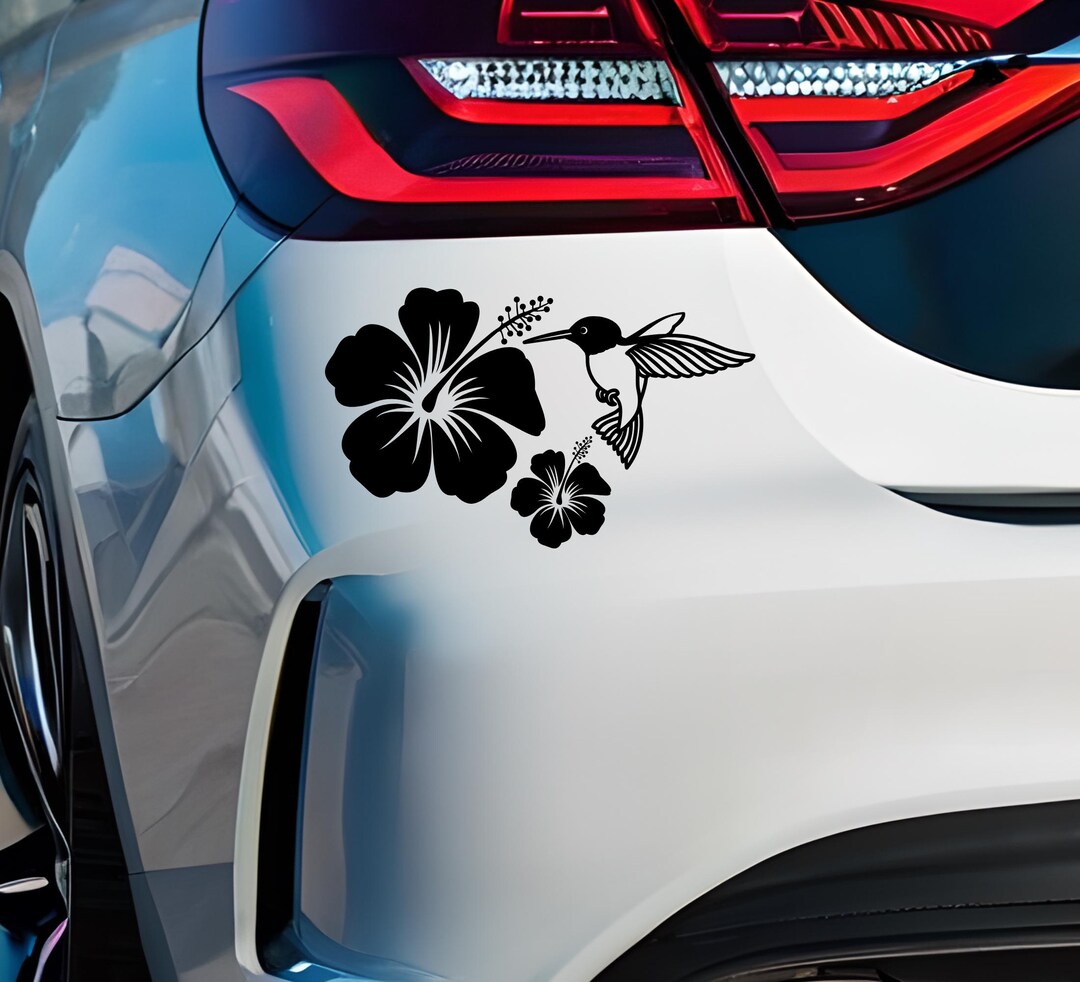 Hummingbird Car Decals/bird Auto Window Decals Bumper Mirror Stickers ...