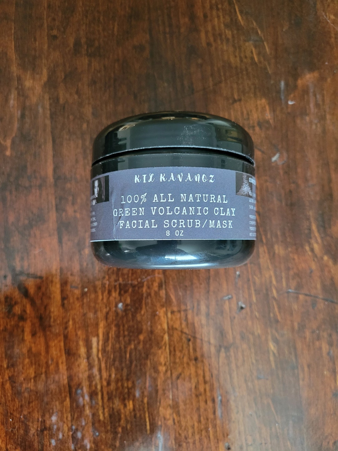 100% All Natural Green Volcanic Clay Facial Scrub/mask for - Etsy