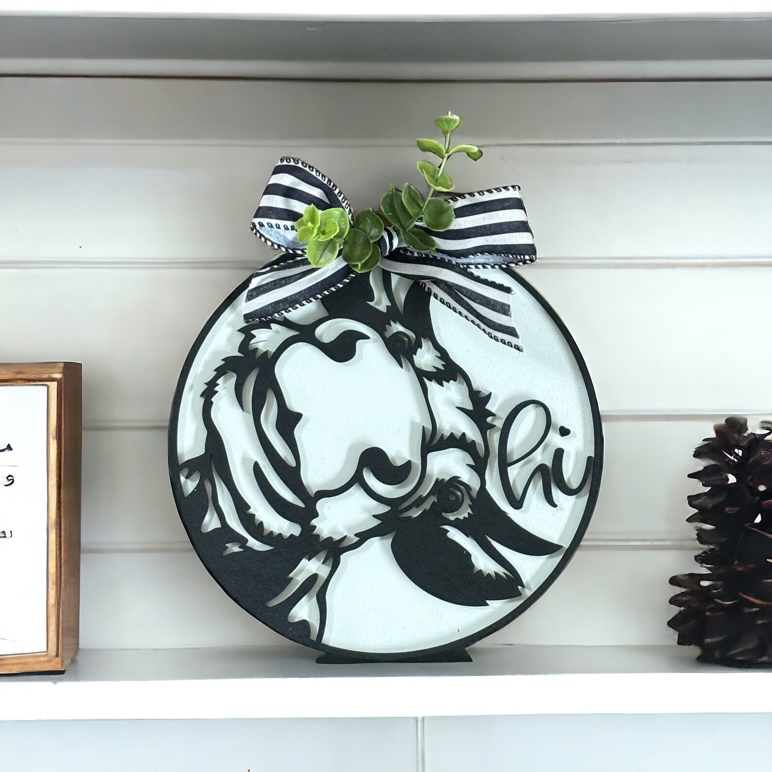 Happy Cow HI Door Sign, a Unique Housewarming Gift for Farm or ...