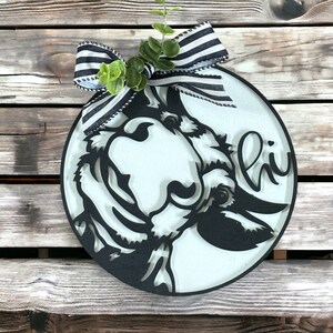 Happy Cow HI Door Sign, a Unique Housewarming Gift for Farm or ...