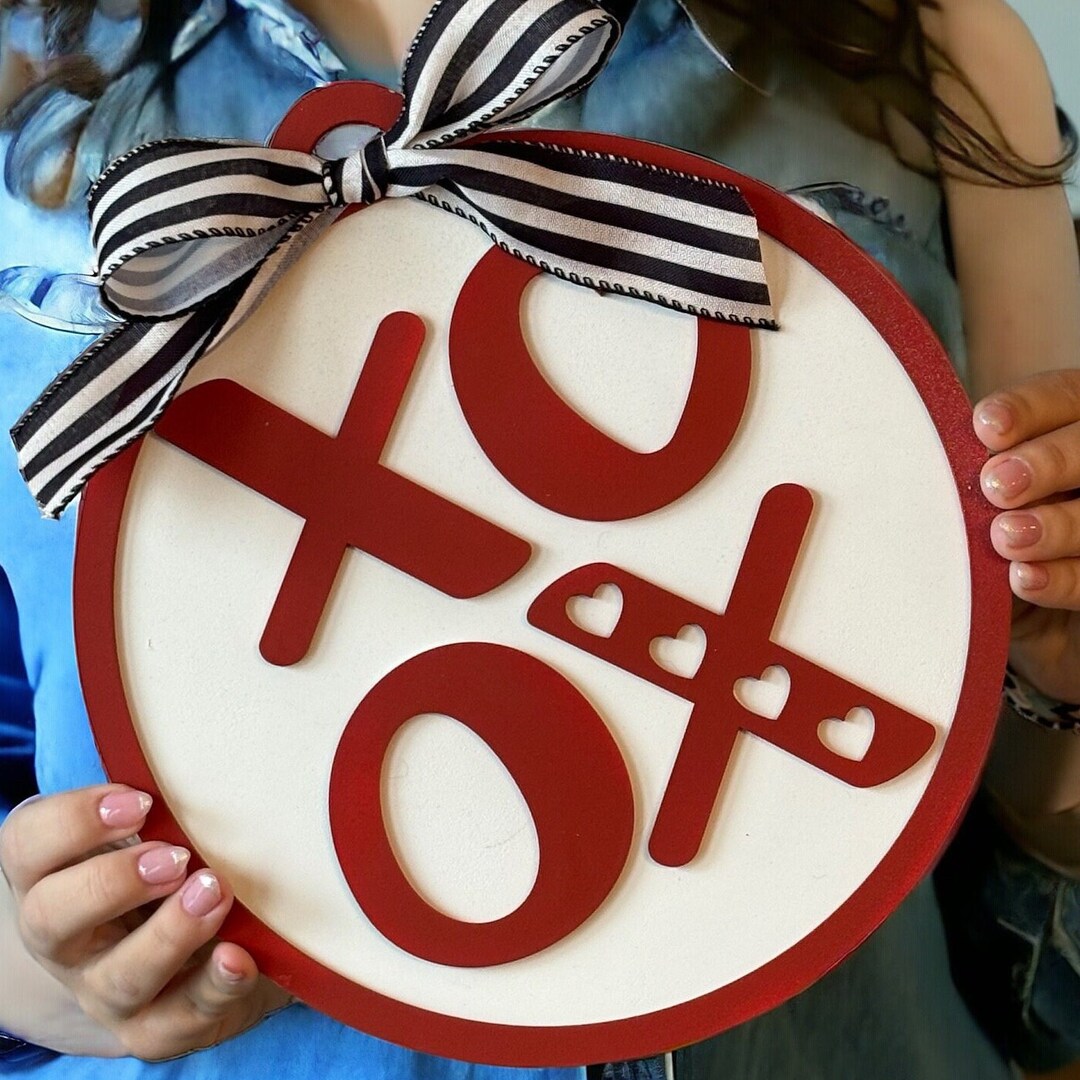 XOXO Wooden Front Door Decor or Door Sign - A Unique Housewarming Gift ...