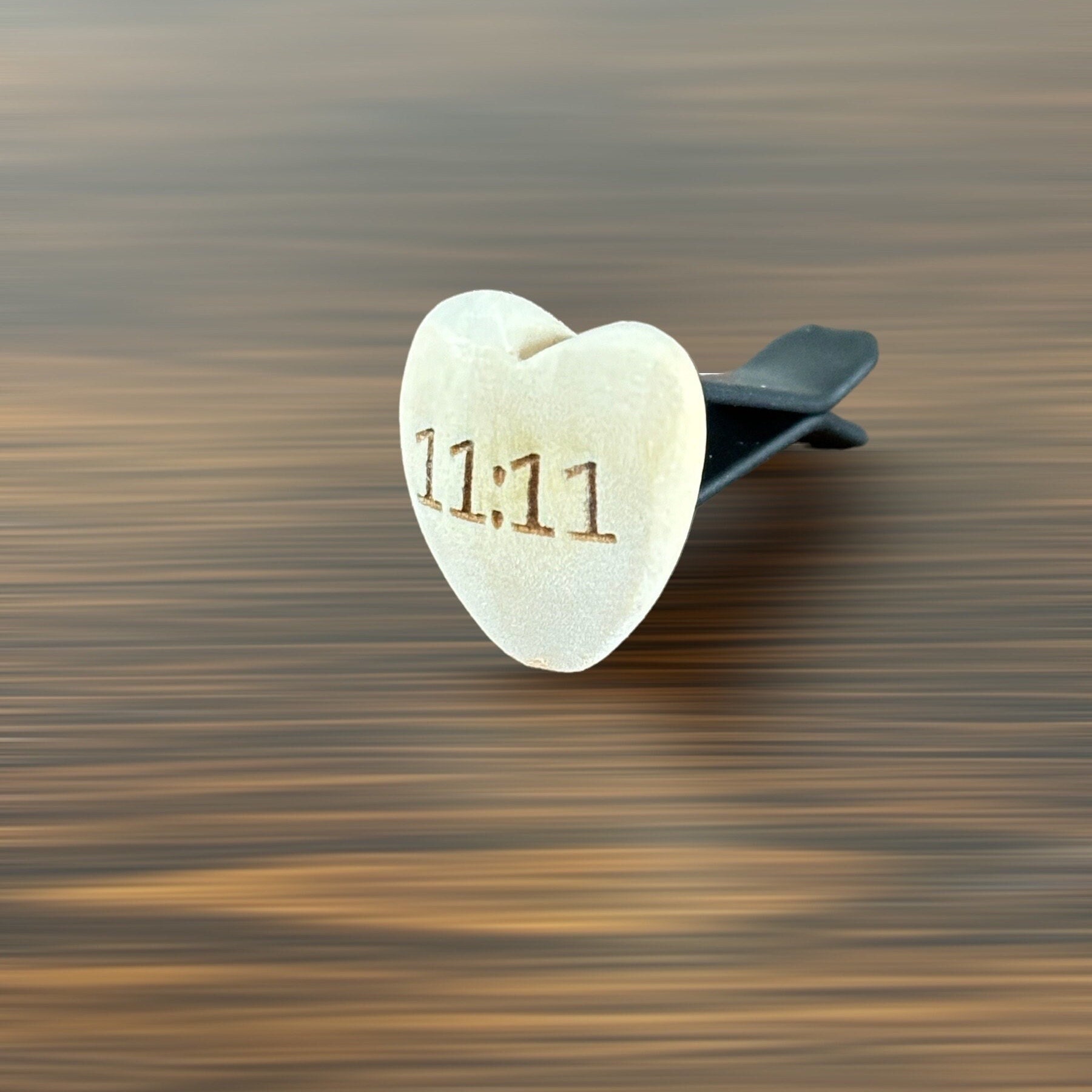 Two Letters Wooden Heart Air Vent Clip Accessory With Couples Initials ...