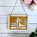 Personalized “yours Forever” Wooden Wedding Sign That Hangs, a Unique ...
