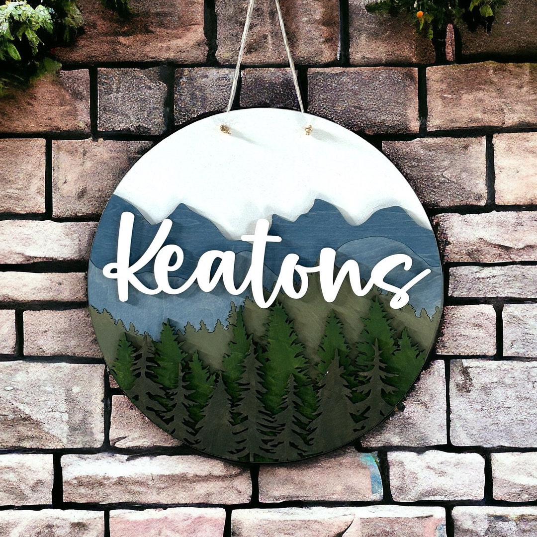 Personalized Family Name or Welcome Sign, a Unique Housewarming Gift ...
