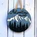 Adventure Awaits Door or Wall Decor Sign, a Unique Housewarming Gift ...