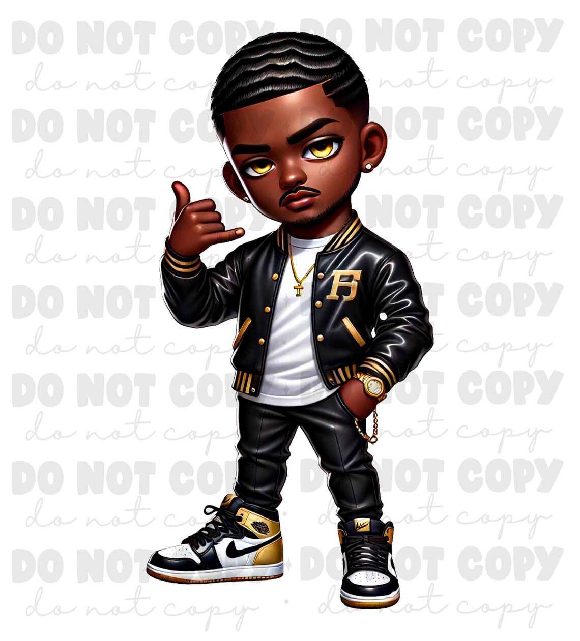 Alpha Phi Alpha Chibi Man Digital Art - Custom Digital Download - Etsy