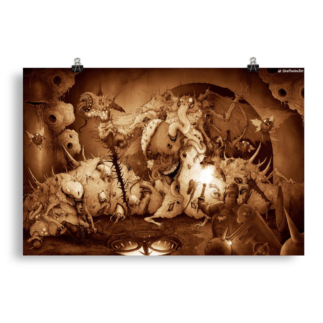 Sewer Demon Poster Print - Etsy
