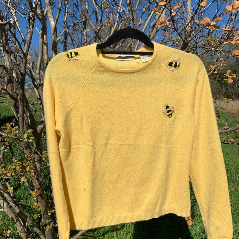 Embroidered Sweater - Etsy