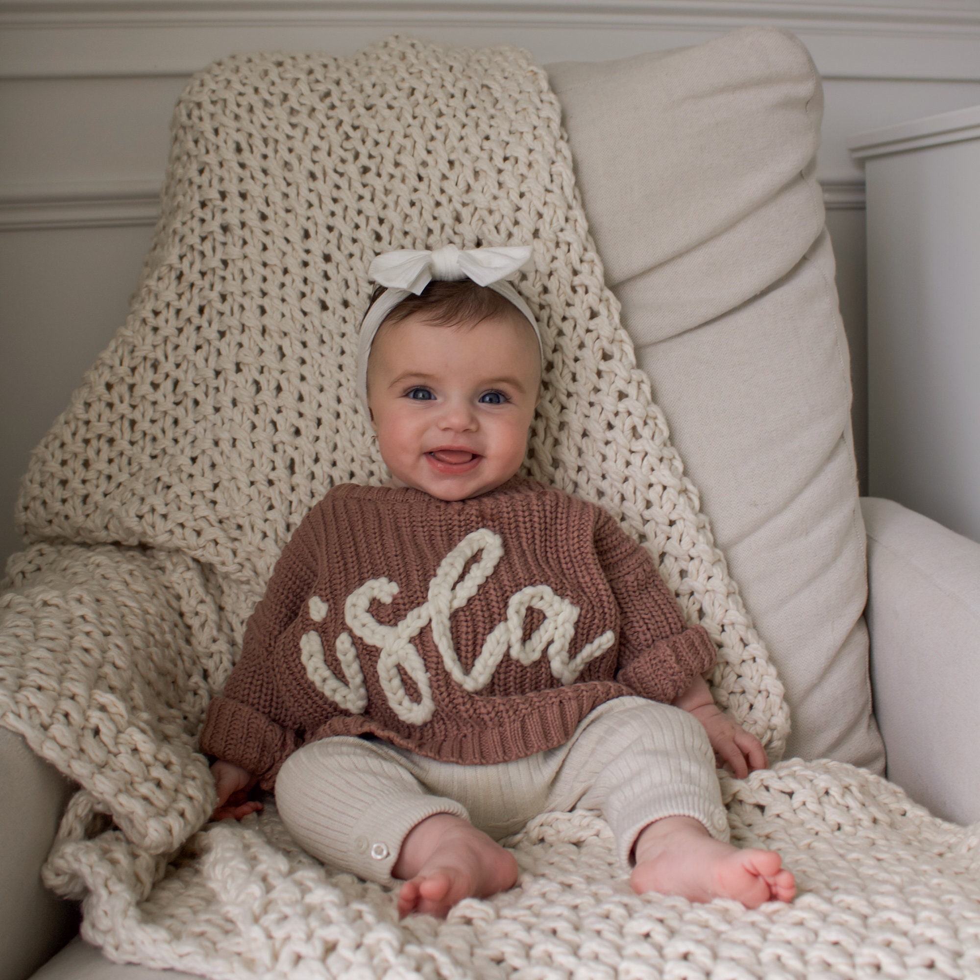 Personalized Hand Embroidered Sweaters - Etsy