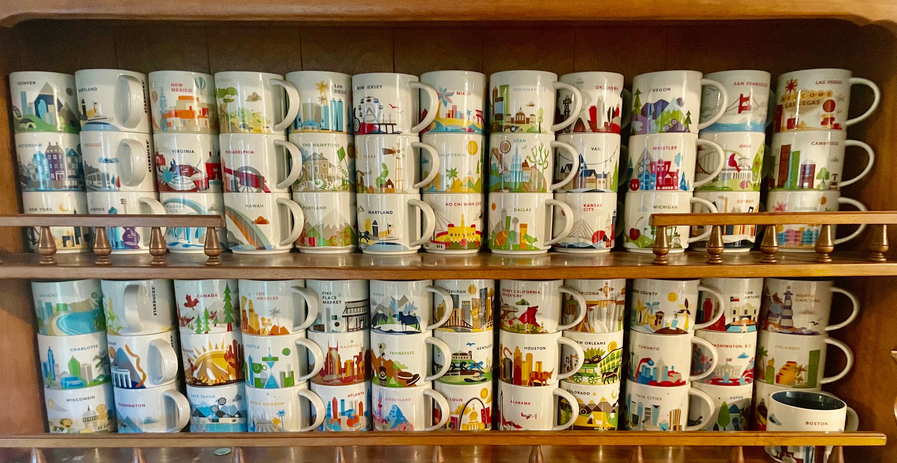 Starbucks You Are Here Mug Collection - Etsy