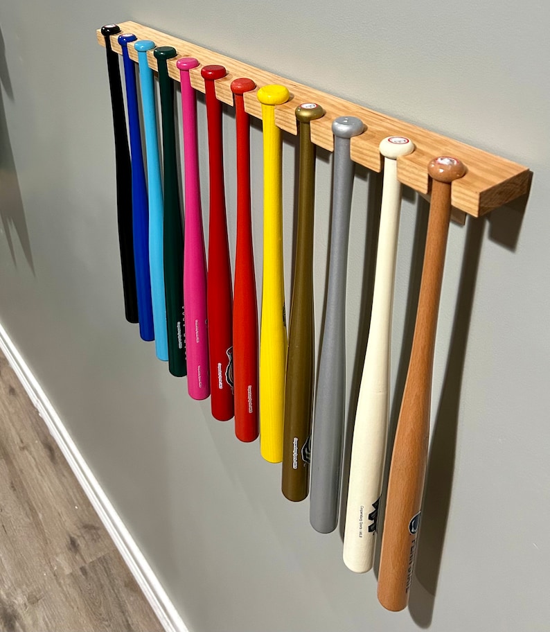 Mini Souvenir Baseball Bat Display Shelf - Etsy