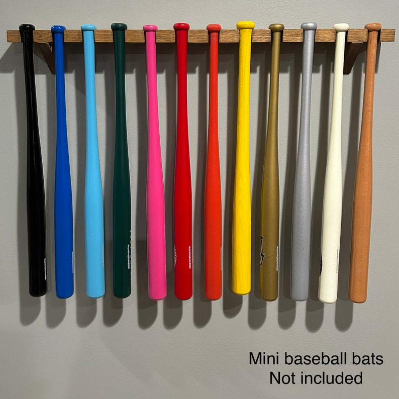 Mini Souvenir Baseball Bat Display Shelf - Etsy