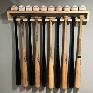 Full Size Baseball and Bat Display Shelf - Etsy