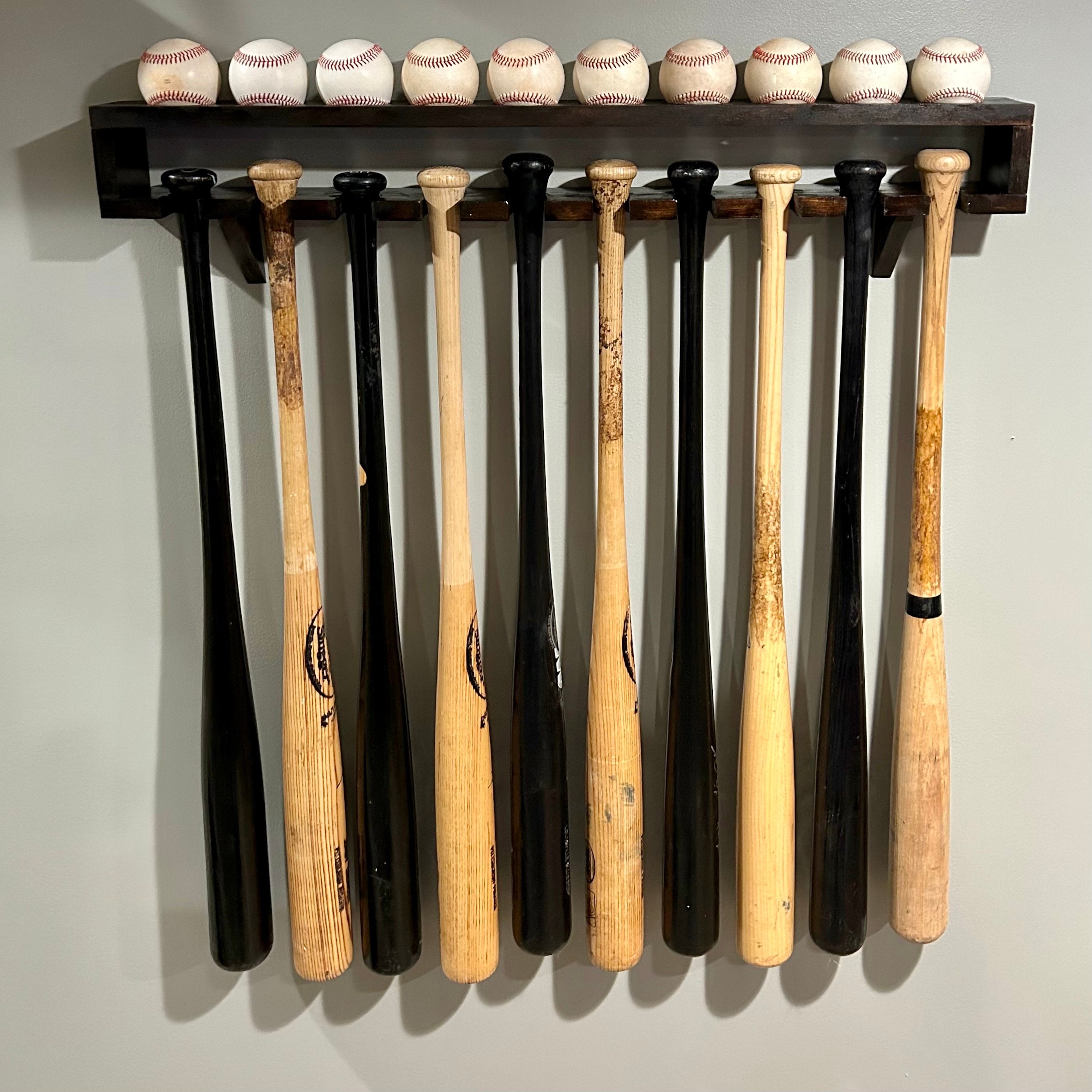 Full Size Baseball and Bat Display Shelf - Etsy
