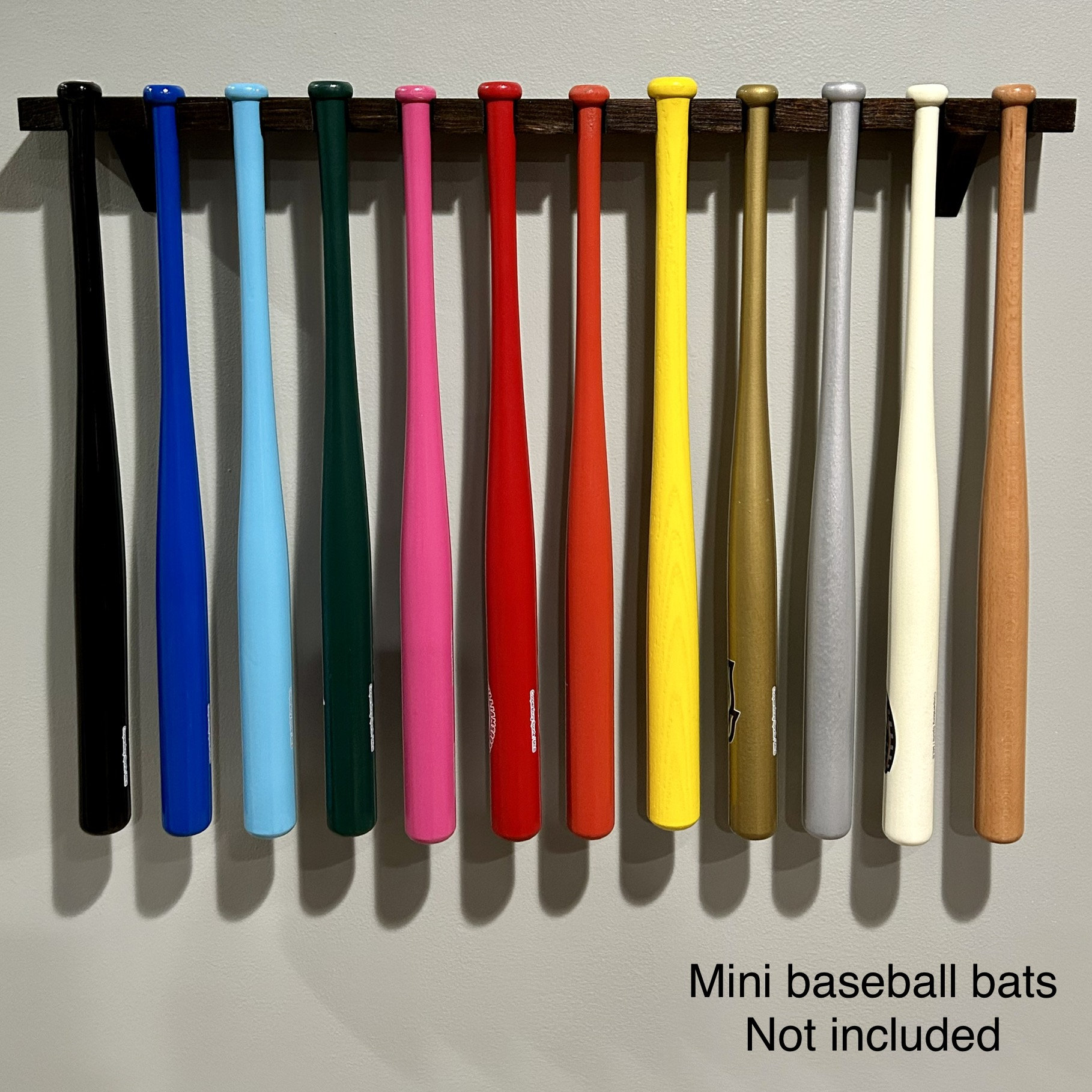 Mini Souvenir Baseball Bat Display Shelf - Etsy