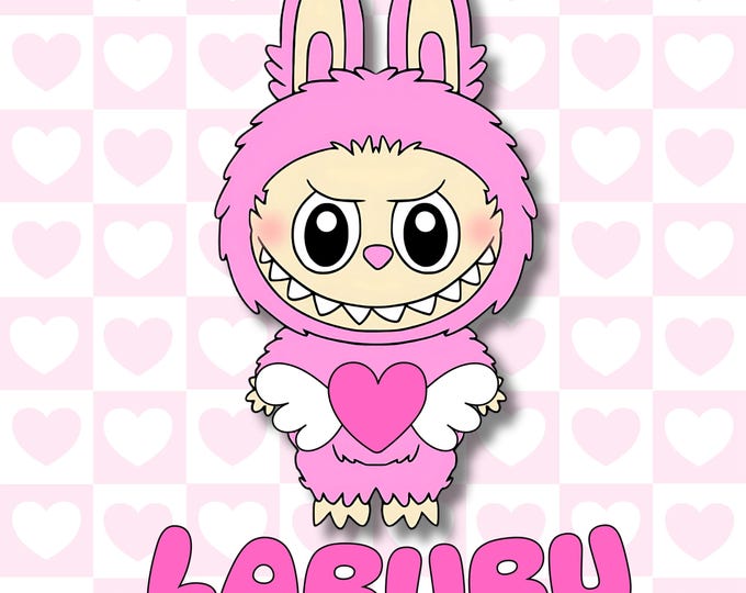 Labubu Png, the Monsters Clipart, La Bubu Stickers, Labubu Printable ...