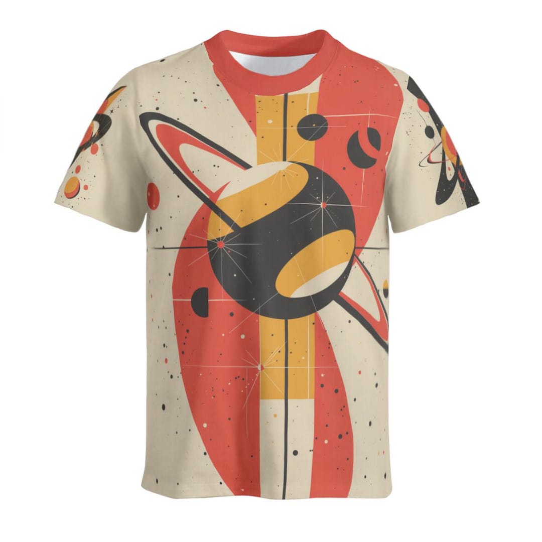 Mid-century Atomic T-shirt - Etsy