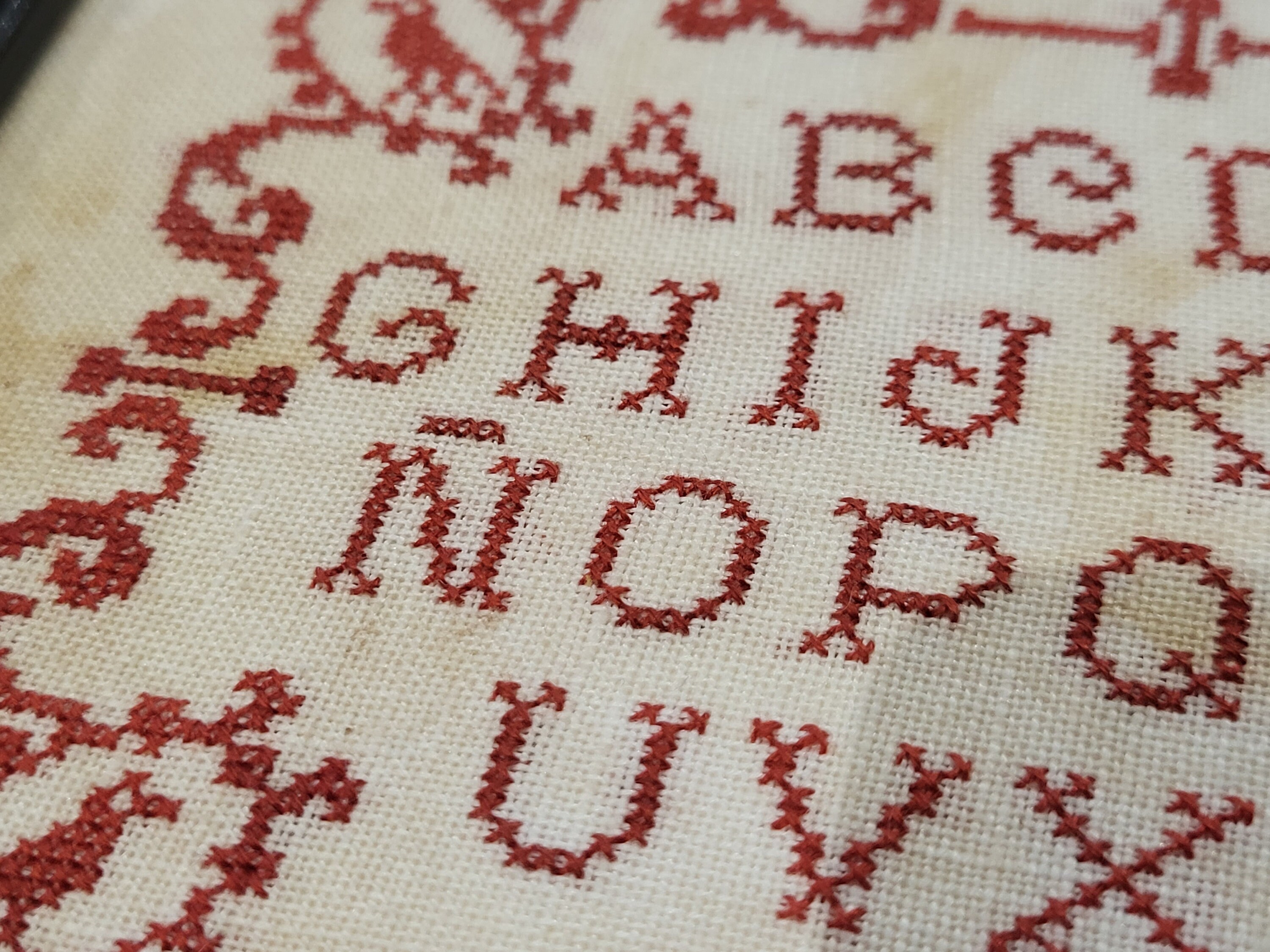 The Red Bird Sampler, PDF Pattern - Etsy