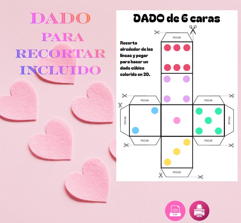 Printable Juegos Tirar Del Dado, Juego Lanzar Del Dados, Juegos ...