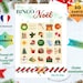 CHRISTMAS PICTIONARY in French, 100 Cards, Printable Game, Christmas ...