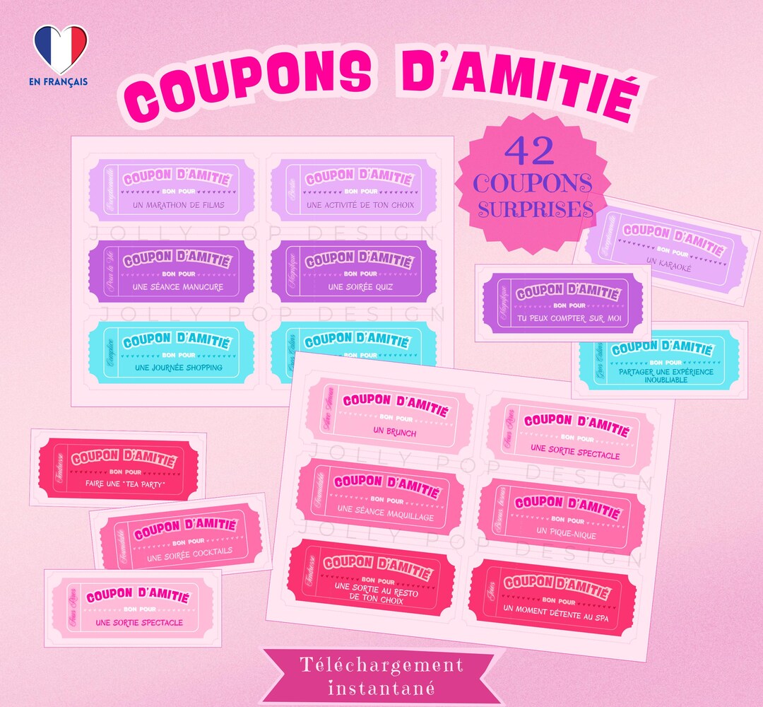 Printable Friendship Coupons - Printable Friendship Coupons - Birthday ...