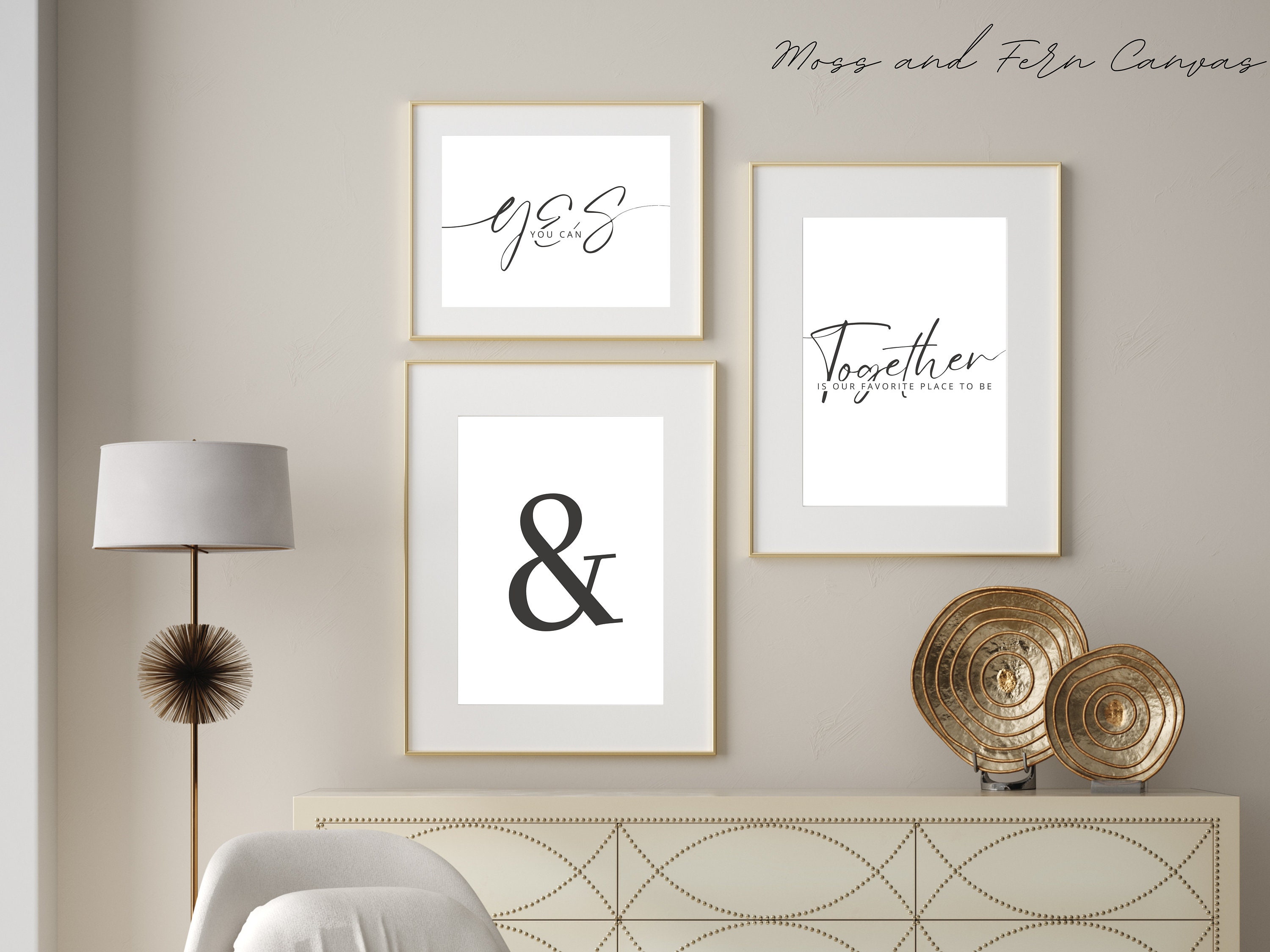 20 Piece Printable Living Room Art Bundle, Gallery Wall Printable ...