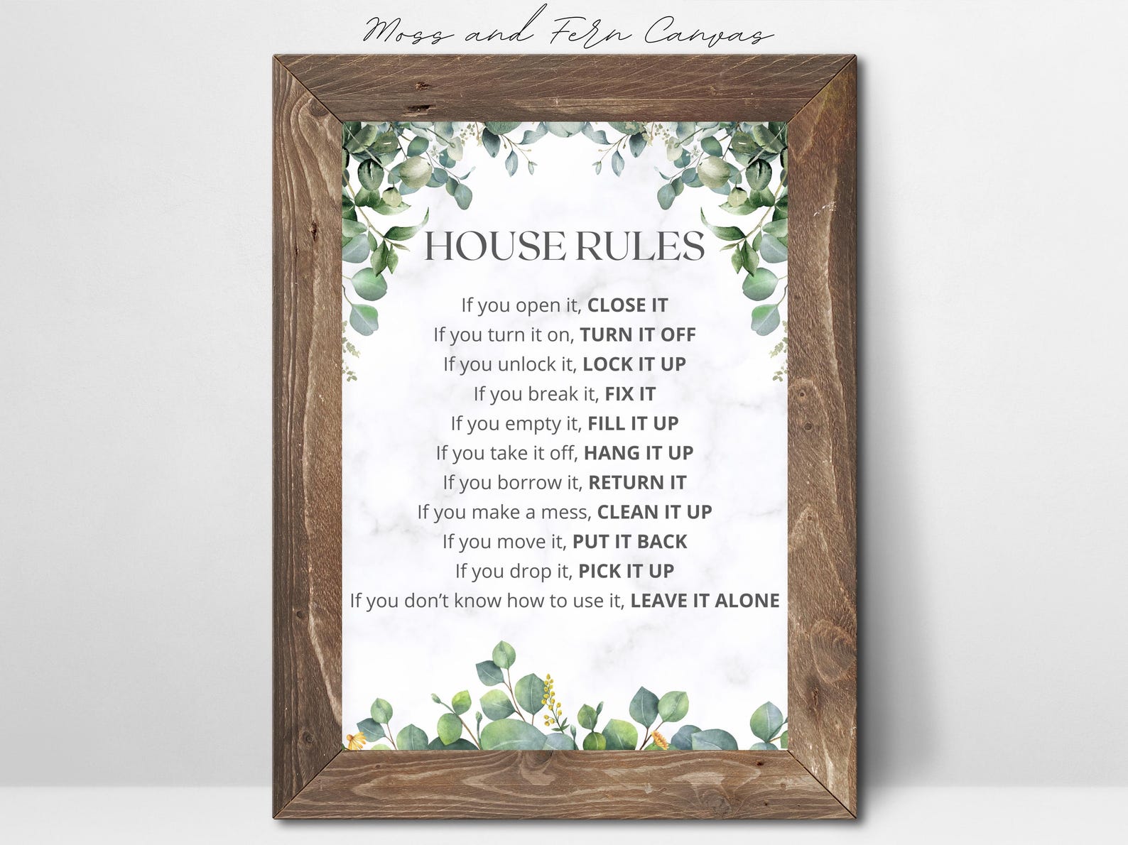 Family Home Rules, House Rules Sign for Airbnb Hosts, Vacation Property ...