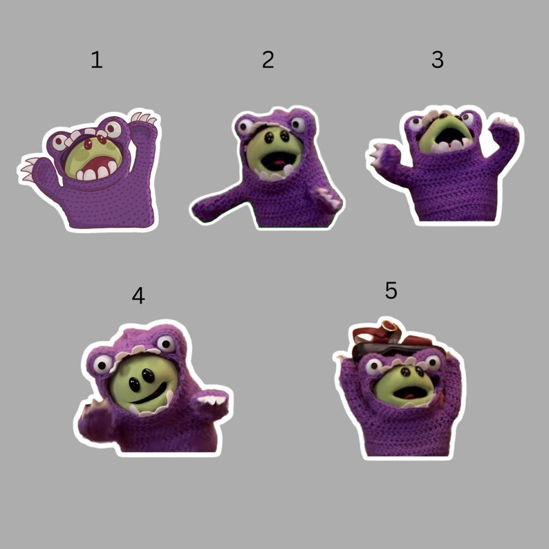 Na.na.lan Sticker Pack Lil Birdie Monster Nan.alan Mona - Etsy