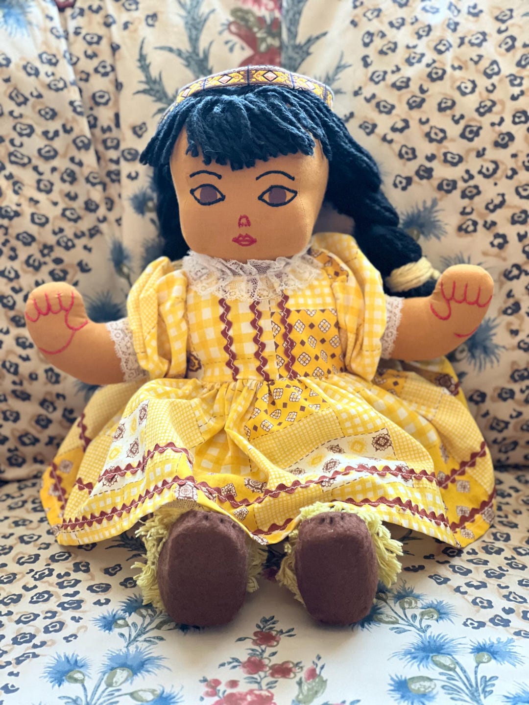 Vintage Native American Indian Suzy Belle Cloth Doll Hualapai Tribe - Etsy