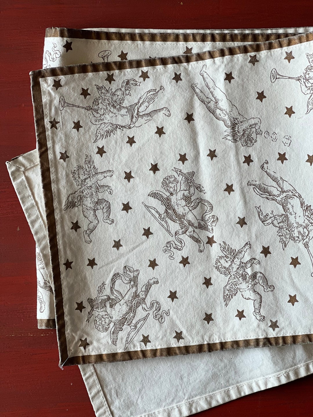 Vintage Boudoir Angelic Gold and White Table Runner or Dresser Scarf - Etsy