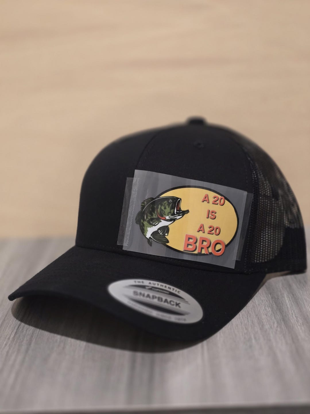 Funny Fish Hat (A 20 is A 20 Bro) DTF - Etsy