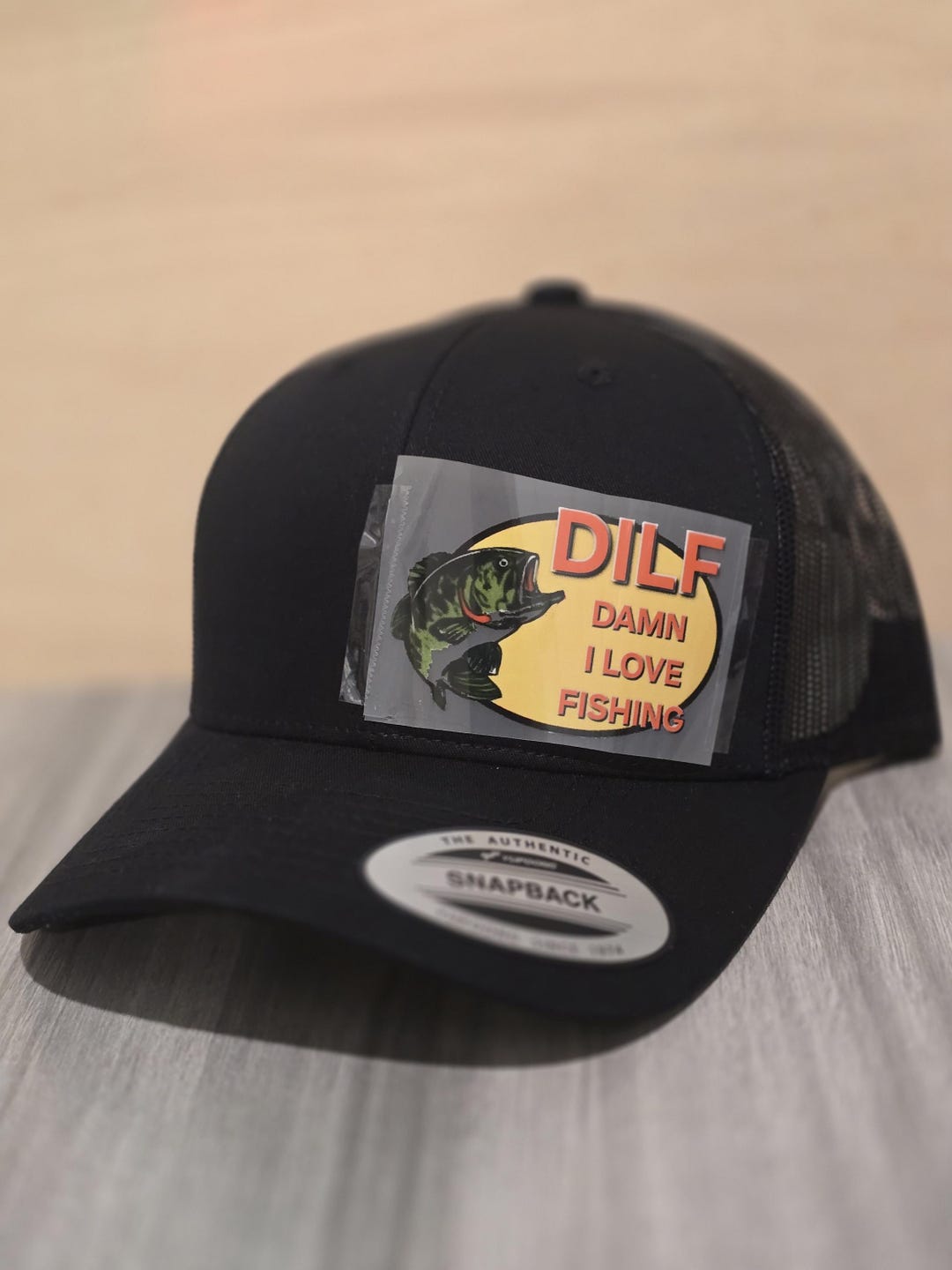 Funny Fish Hat (damn I Love Fishing) DTF - Etsy