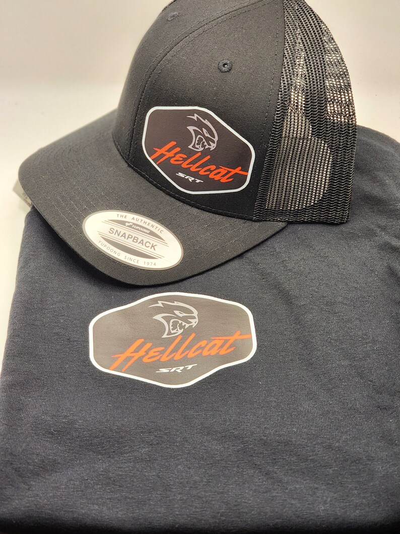 Hellcat SRT Logo Hat With Free Matching Tshirt Many Sizes Available ...