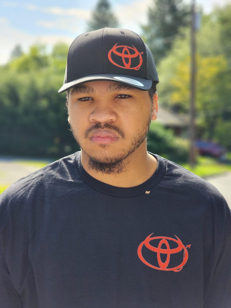 Toyota Devil Logo Hat With Free Matching Tshirt Many Sizes Available - Etsy
