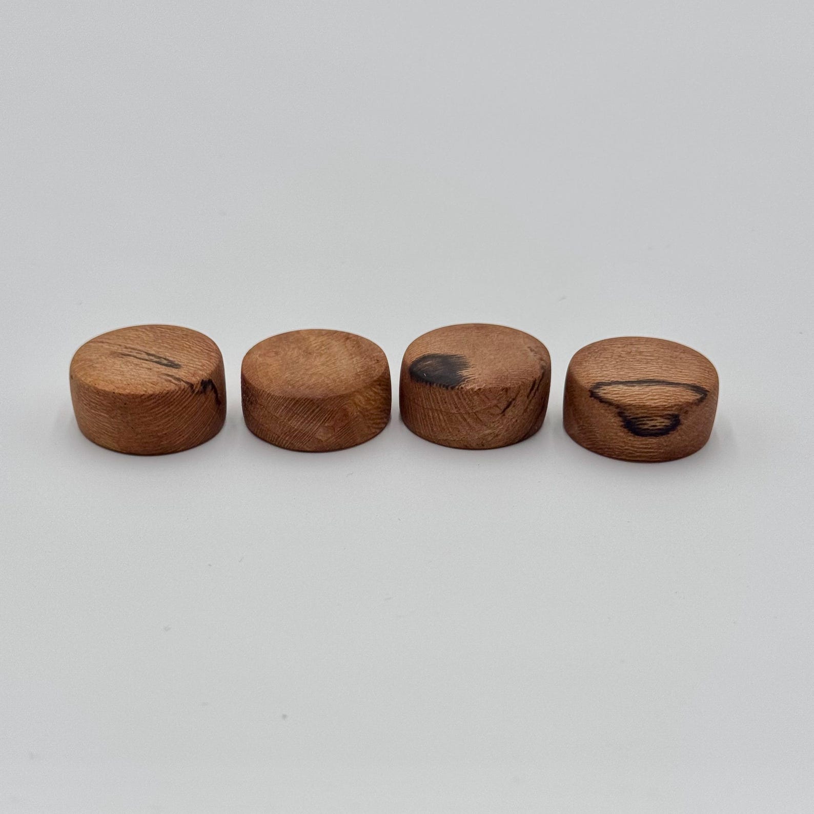 Handmade Sycamore Wood Knobs Precision Bored to 6mm Odie's Oil Finish ...