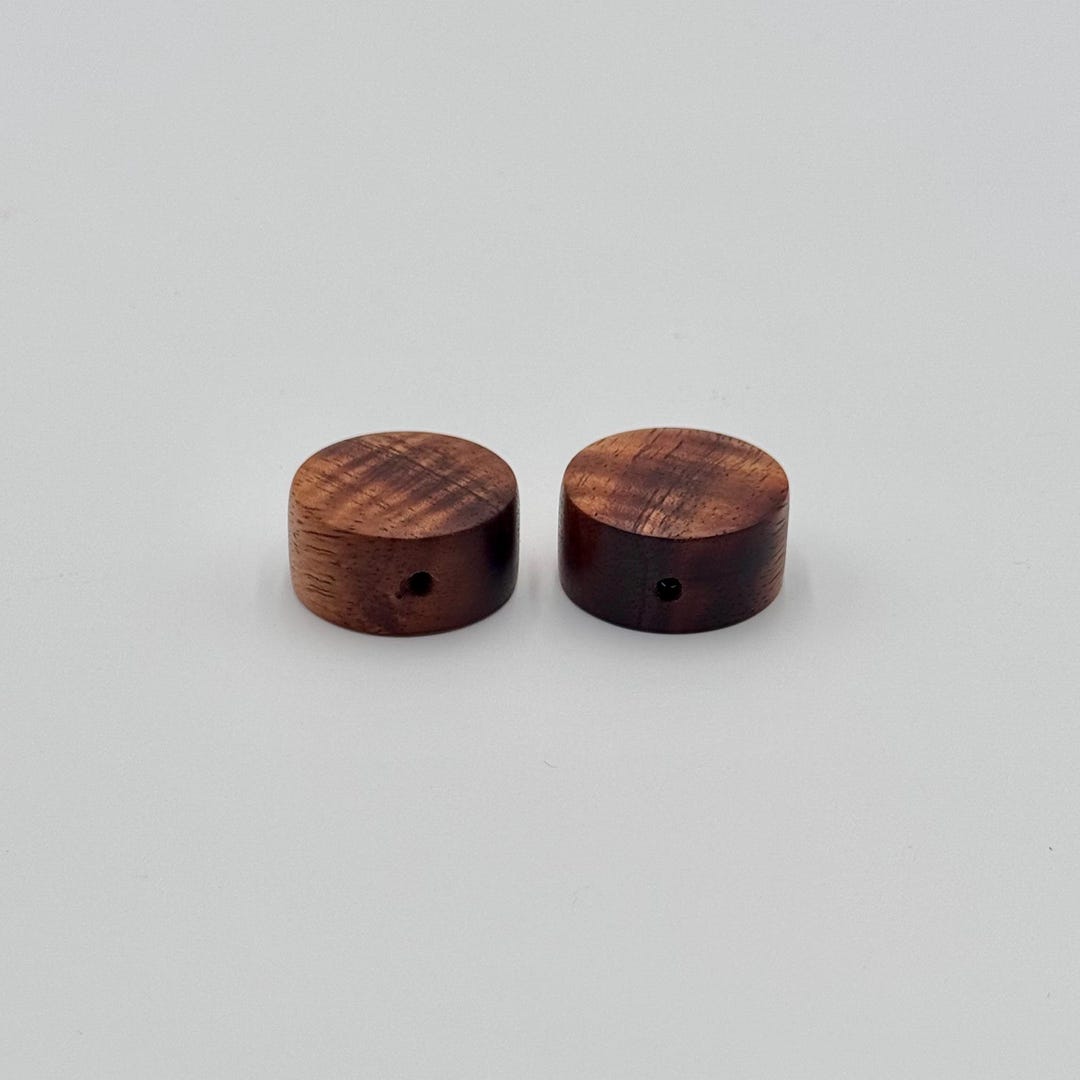 Handmade Flame Koa Wood Volume/tone Knobs Odie's Oil Finish 6mm Bored ...