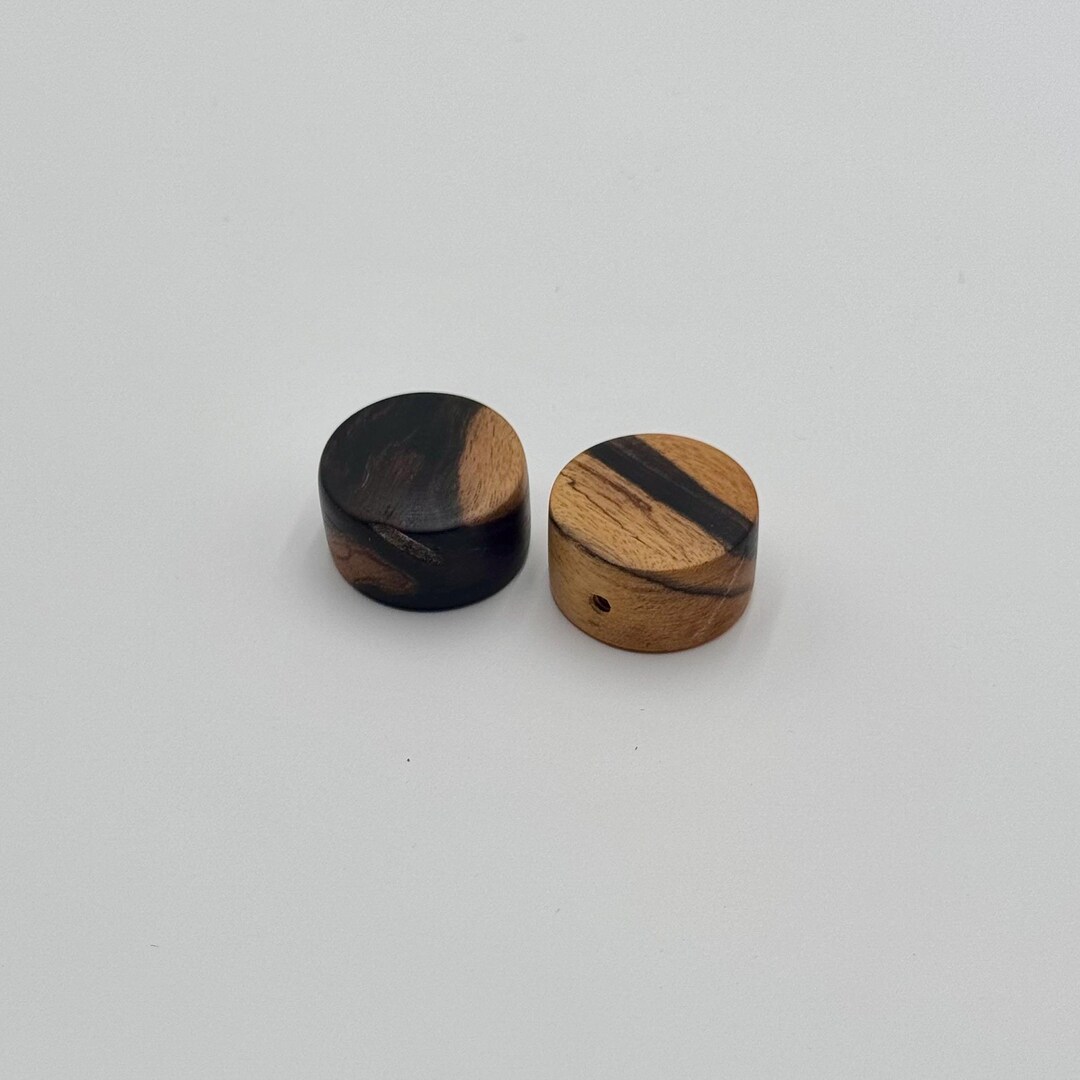 Handmade Pale Moon Ebony Wood Volume/tone Knobs Odie's Oil Finish 6mm ...