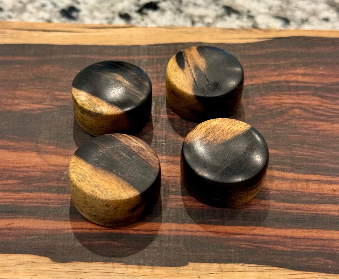 Pale Moon Ebony Wood Volume/tone Knobs 2 Sold - Etsy