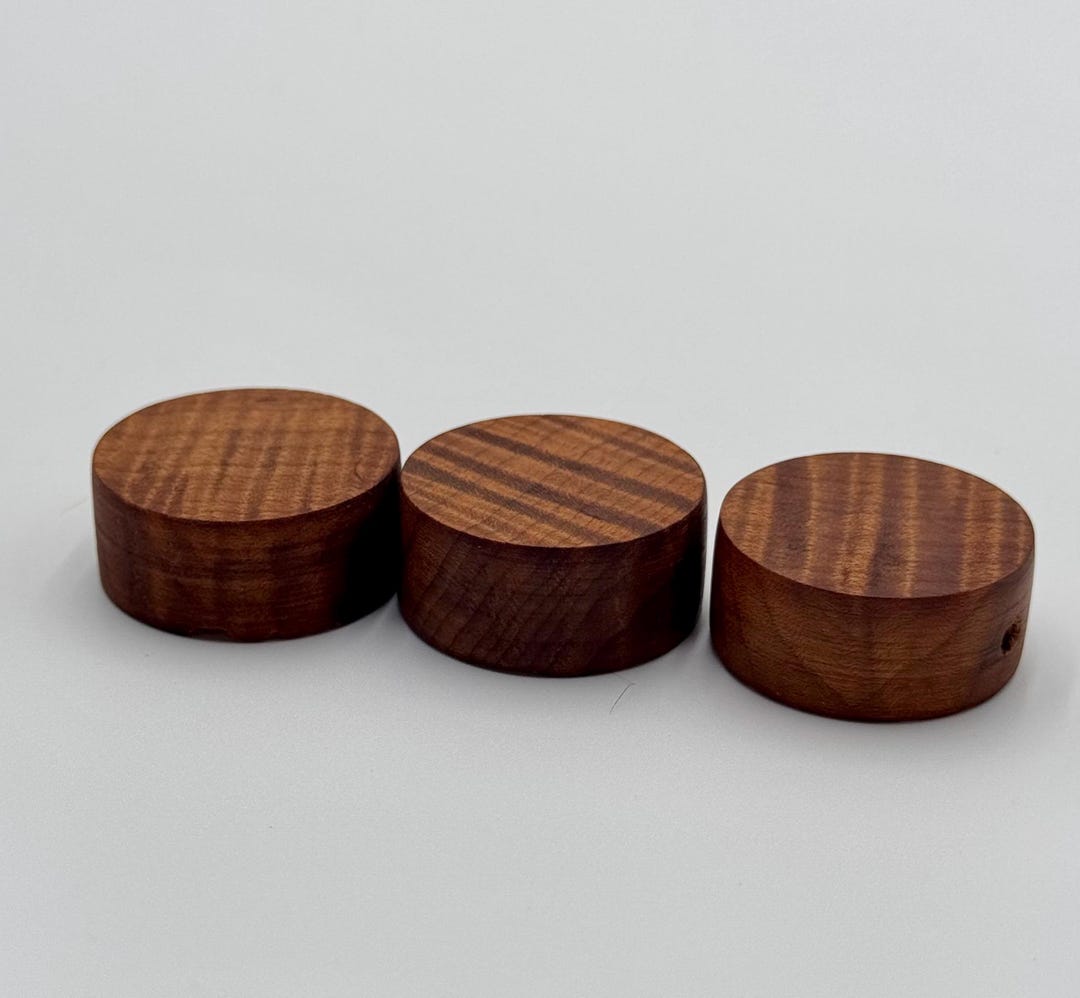 Price per Knob - Handmade Flame Roasted Maple Wood Volume/tone Knobs ...