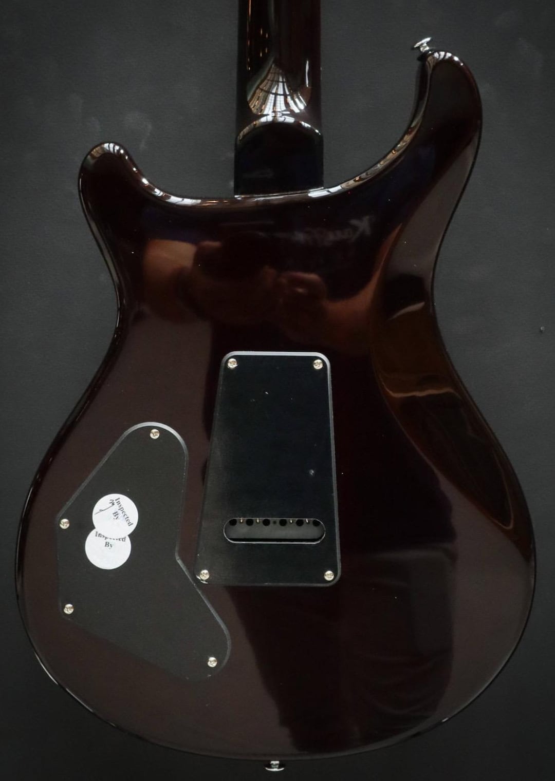 Custom Handmade PRS SE DGT Wood Surface Mount Electronic Backplate ...