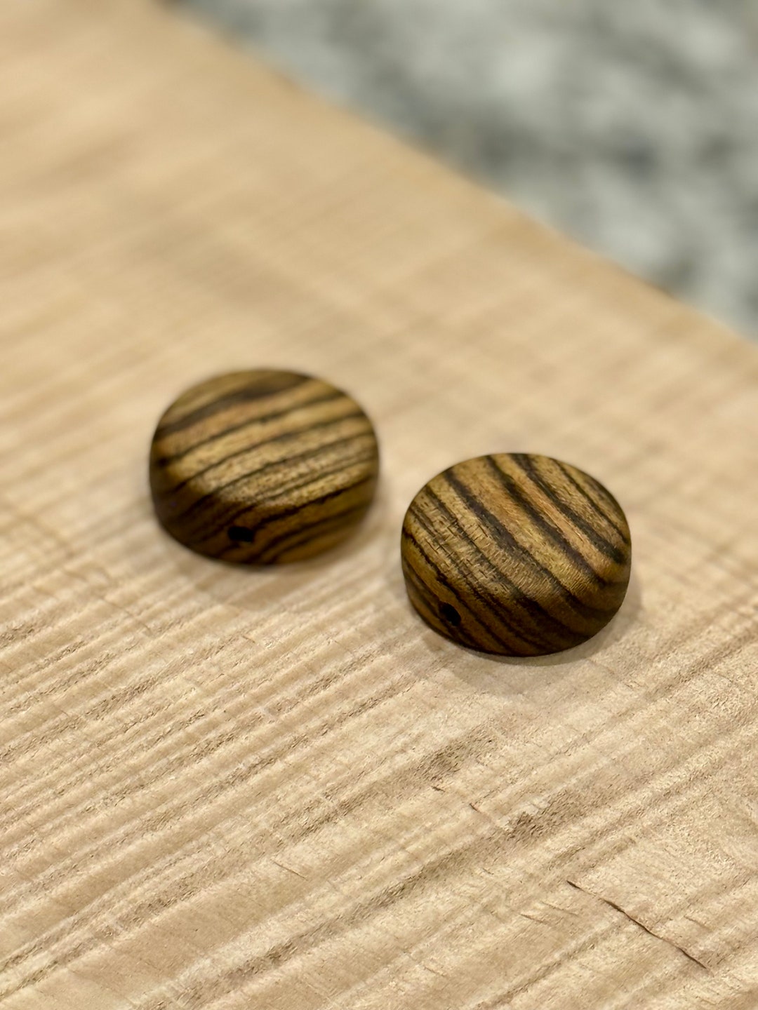 Bocote Wide Wood Volume/tone Knobs - Etsy