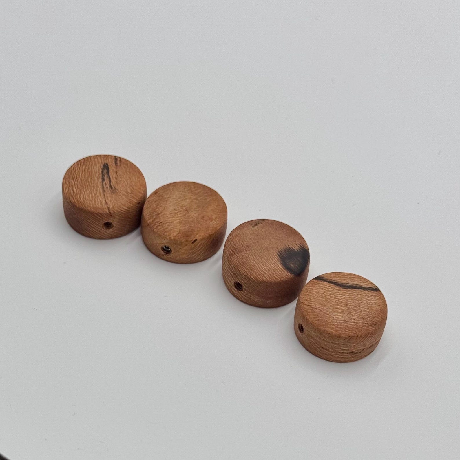 Handmade Sycamore Wood Knobs Precision Bored to 6mm Odie's Oil Finish ...