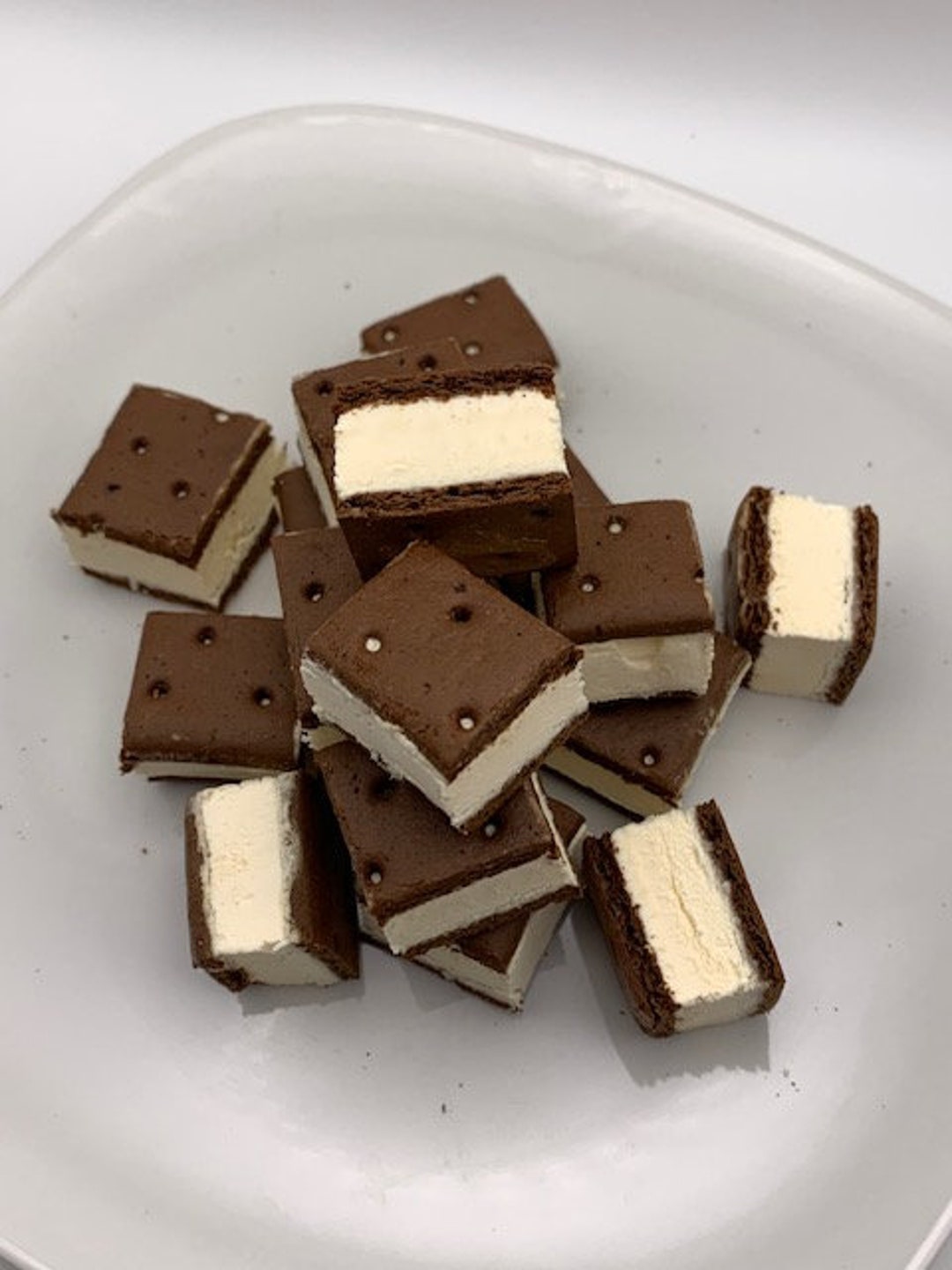 Freeze Dried -no Growth Hormone -vanilla Ice Cream Sandwich Bites - Etsy