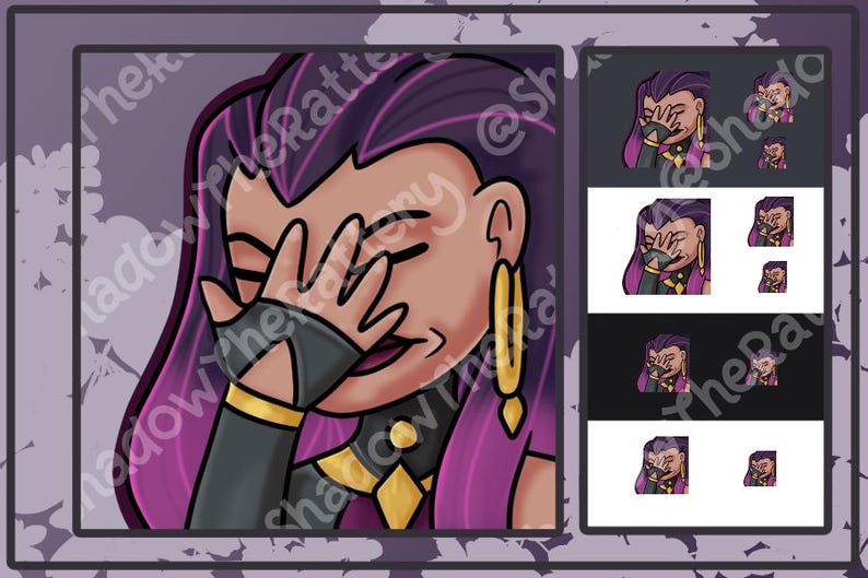 Twitch Emotes - Reyna Set - Etsy