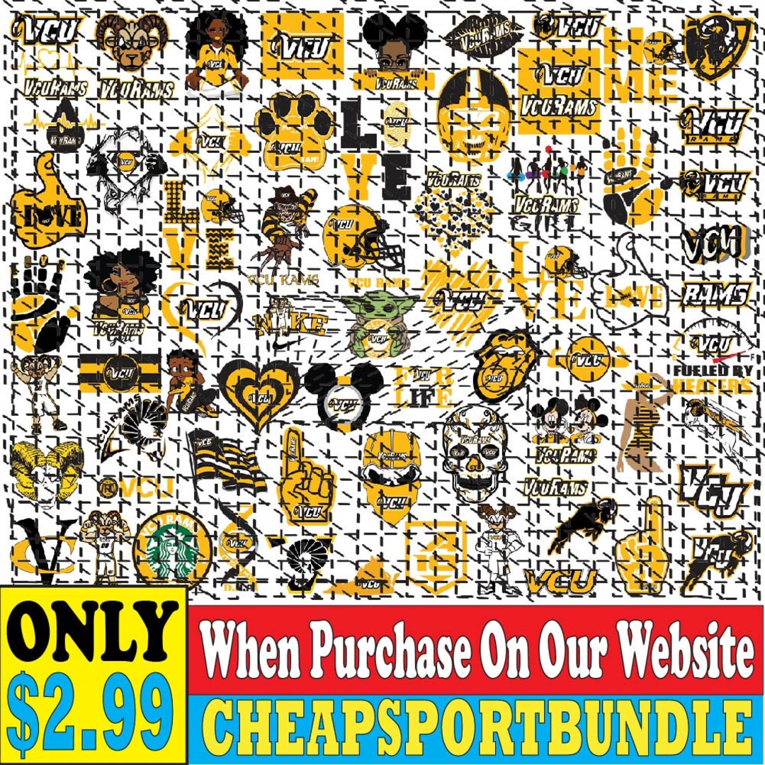 V-CU Rams Teams Bundle Svg, VC-U Rams Svg, N-C-A-A Teamss Svg, N-C-A-A ...