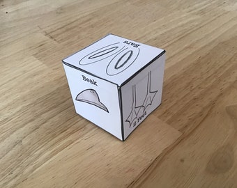 Roll-a-chick Roll and Draw a Chick Game Easter Spring Dice Drawing ...