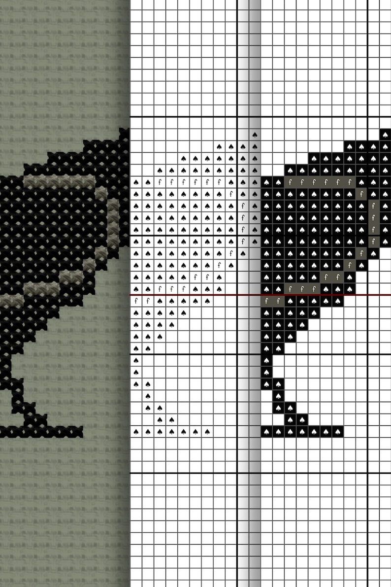 Crow сross Stitch Pattern for Beginners, Autumn Cross Stitch, Halloween ...